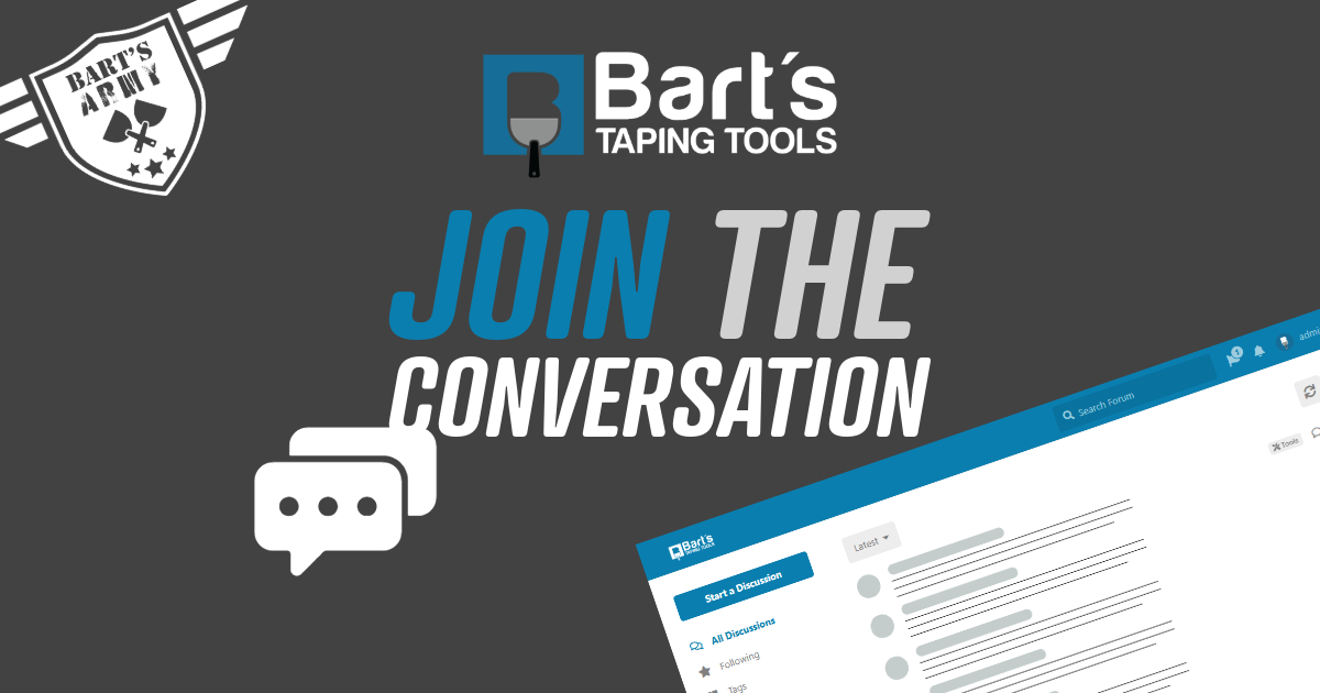 Bart's Army Drywall Forum